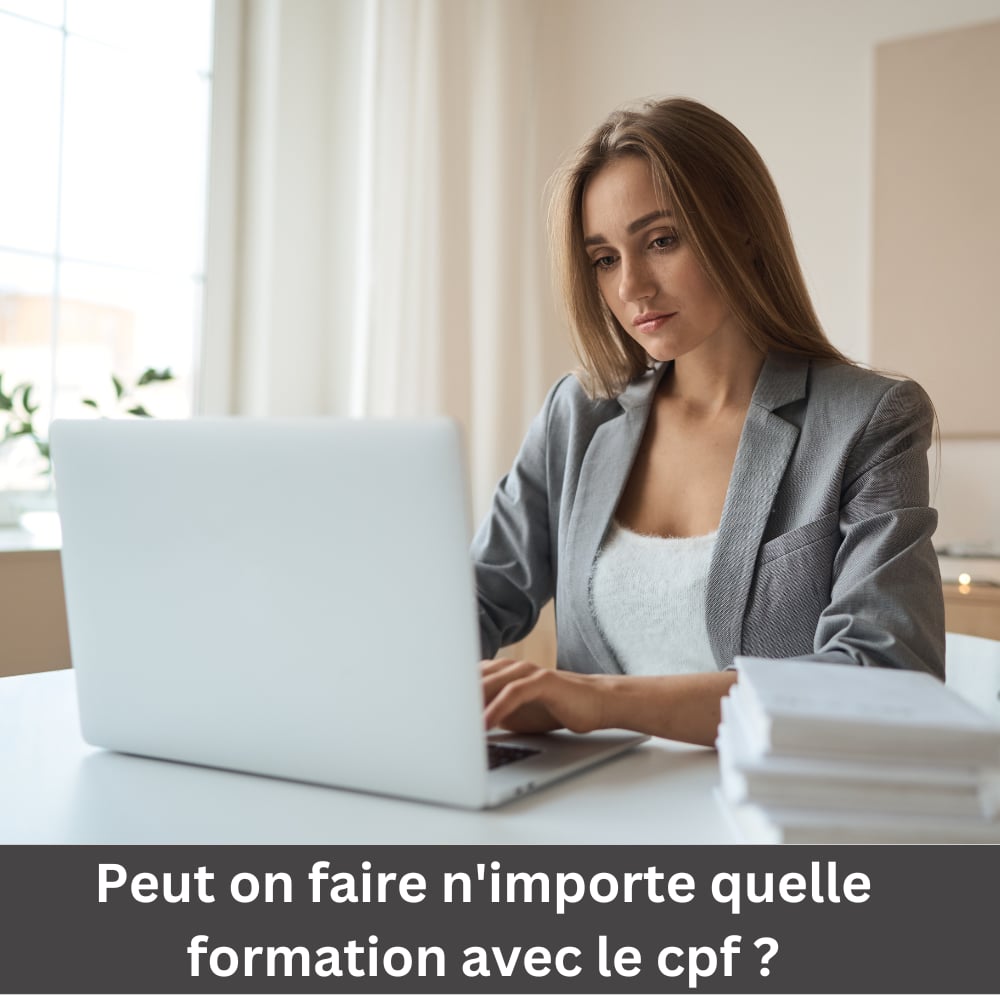 Peut On Faire N'importe Quelle Formation Avec Le Cpf ? - Mon Pole Formation